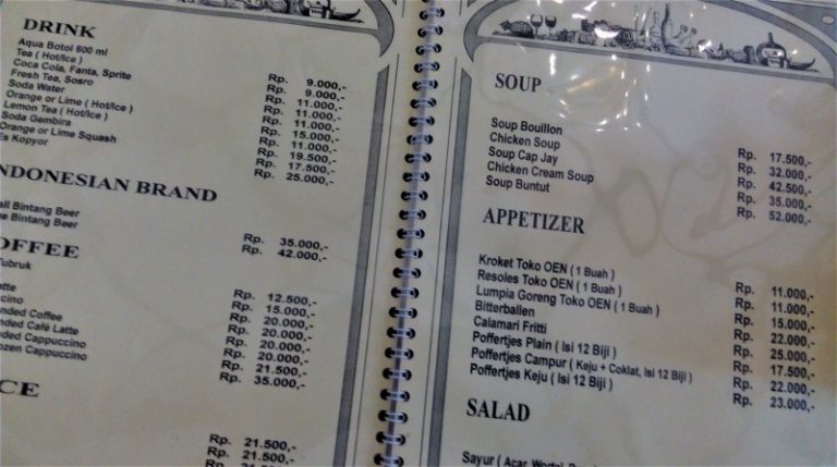 Menikmati Menu Makanan Kuno di Toko Oen Semarang – akulily