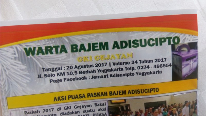 Mengikuti Jam Kebaktian dan Kegiatan di GKI Gejayan Yogyakarta – akulily