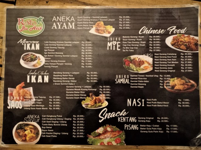 Makan Malam di Resto Bu Atik Kota Wisata Batu – akulily
